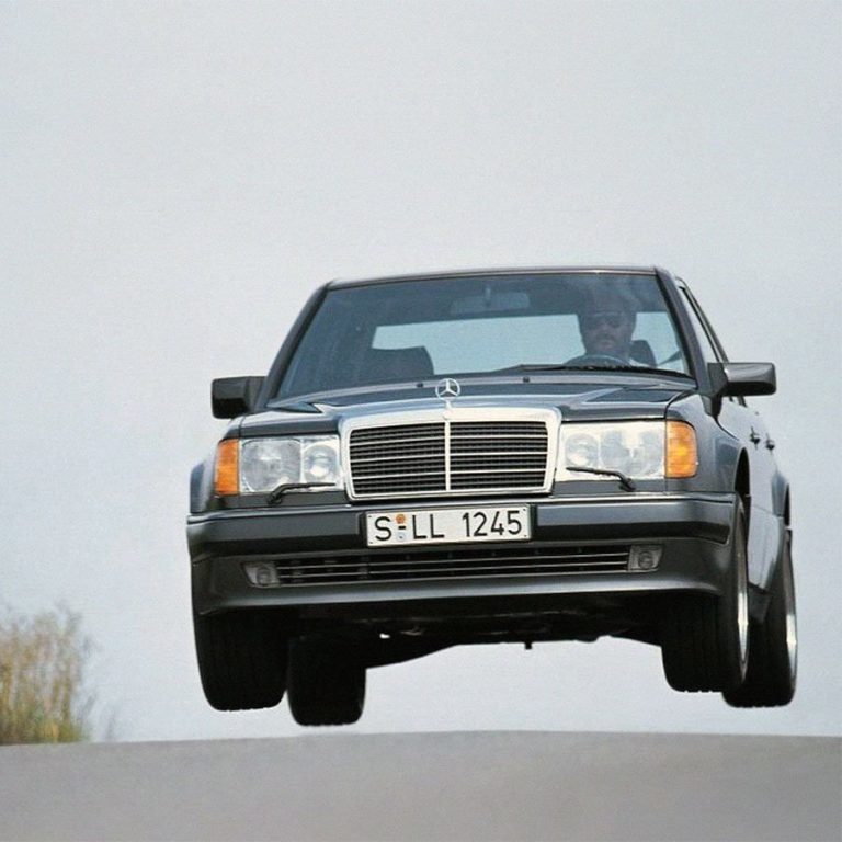 Secret Police: 1992 Mercedes W124 Police Car - Wolf and Mare